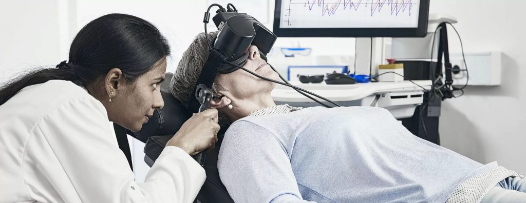 Videonystagmography - Examens - OTONEURO MONACO